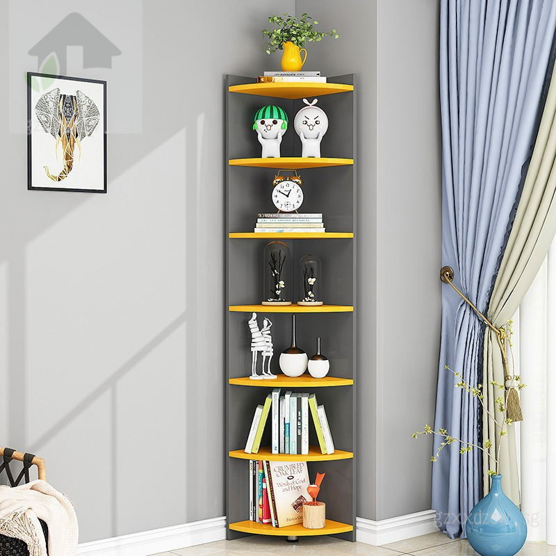New Corner Shelf Bookcase Corner Cabinet Triangle Cabinet Corner ...