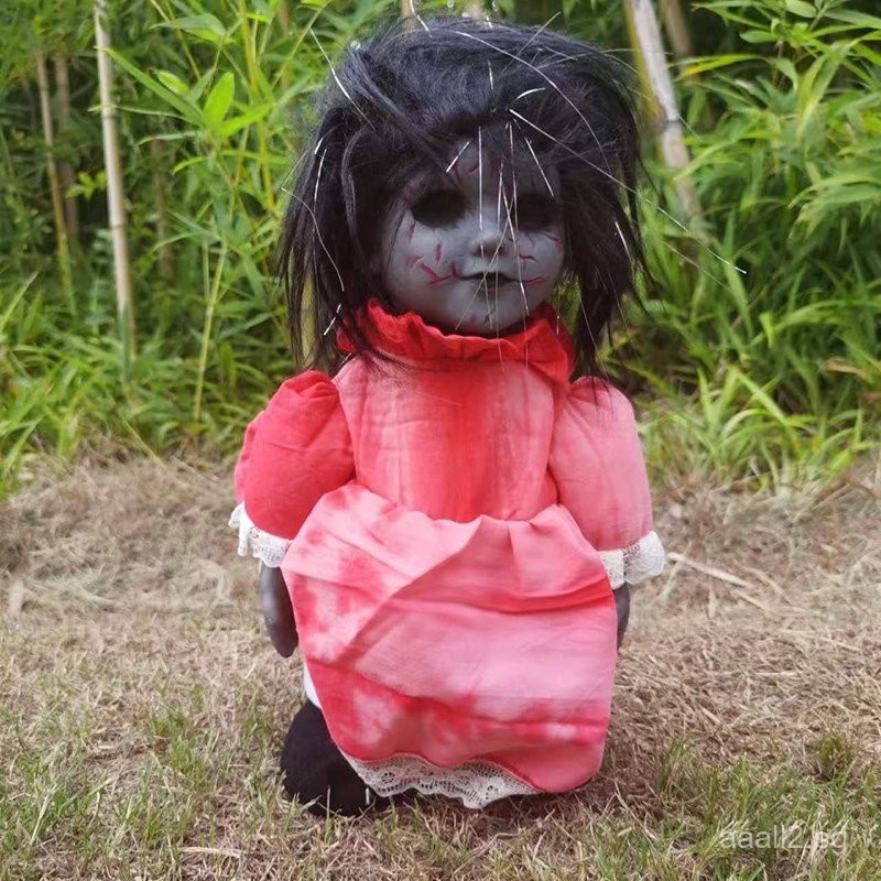 Halloween Decoration Electric Walking Ghost Doll Horror Scary Toy ...