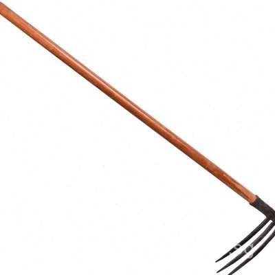 Lijin Household Agricultural Tools Soil Loosening Rake Three-Tooth Rake ...