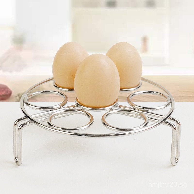 Thickened Stainless Steel Steamed Egg Stand Household Kitchen High and ...