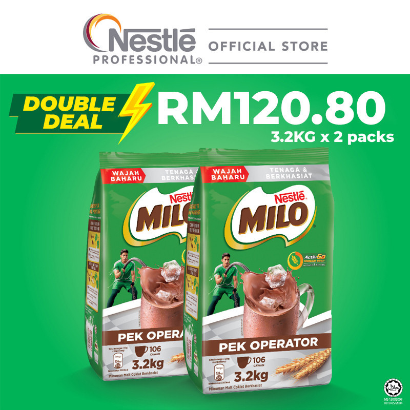 PROMO - MILO Activ-Go Softpack - 3.2kg x2 (Twin Pack) | Shopee Singapore