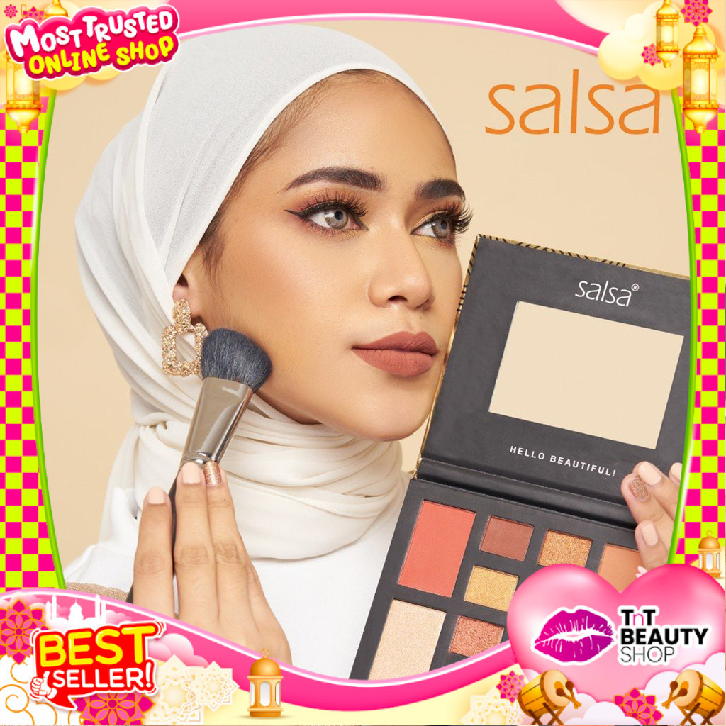 SALSA Rhapsody Face Palette - Eyeshadow Blush Contour Highlighter ...
