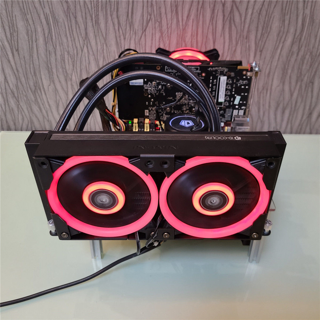 Bottom-mounted Power Supply Computer Case ITX Open MATX Transparent ...