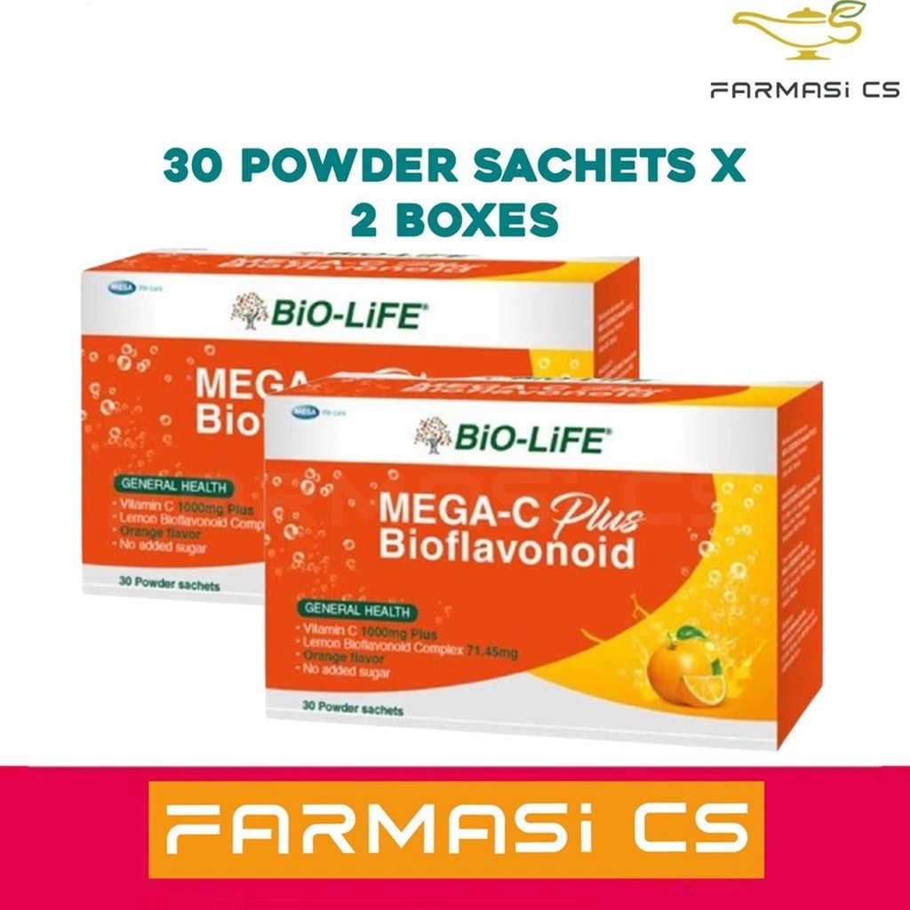 PROMO Bio-Life MEGA-C Plus Bioflavonoid 30s x 2 (TWIN) EXP:09/2025 ...