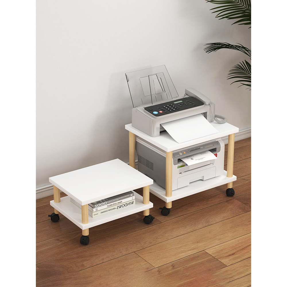 Printer Stand Floor Storage Rack Cabinet Office Under Desk Computer ...