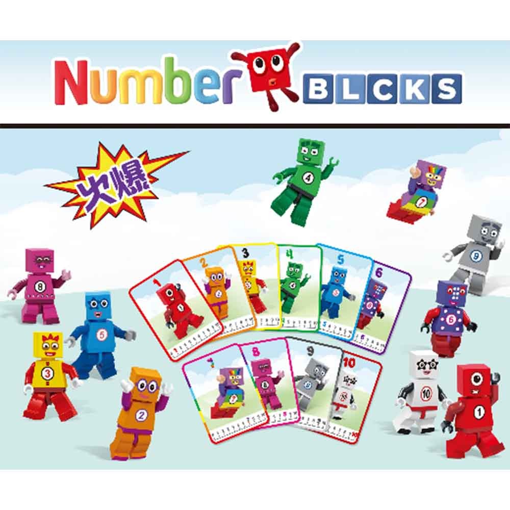 Numberblocks Digital Block Character Model Building Toy | Shopee Singapore