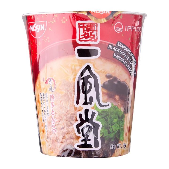 NISSIN IPPUDO AKAMARU TONKOTSU RAMEN 73GM | Shopee Singapore