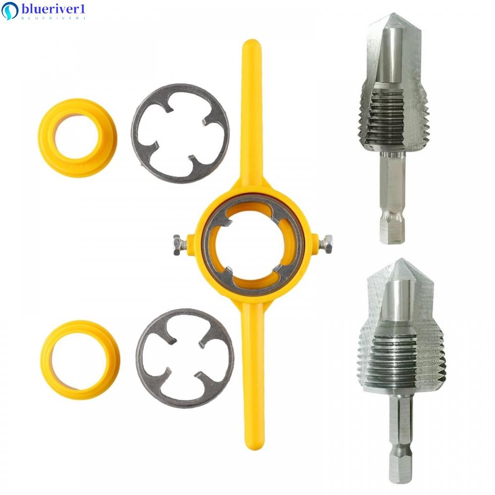 Complete Pipe Threading Tool Set with Three Sizes for PVC Applications ...