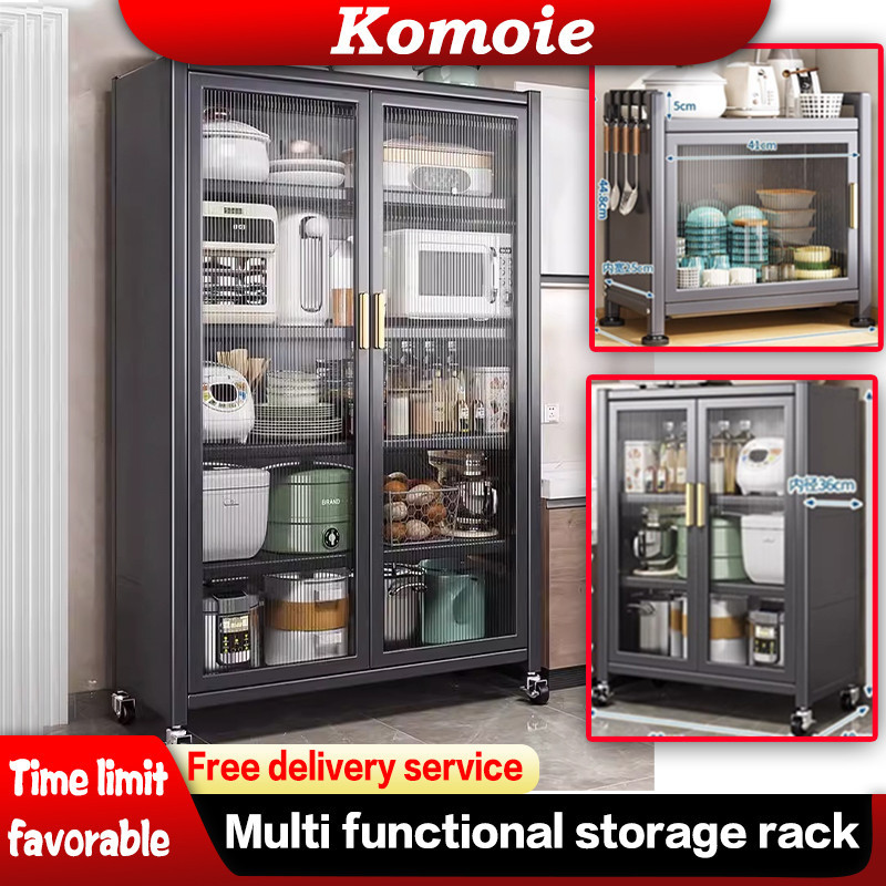 KO Kitchen Cabinet Kitchen Storage Rack Floor To Ceiling Multi-layer ...