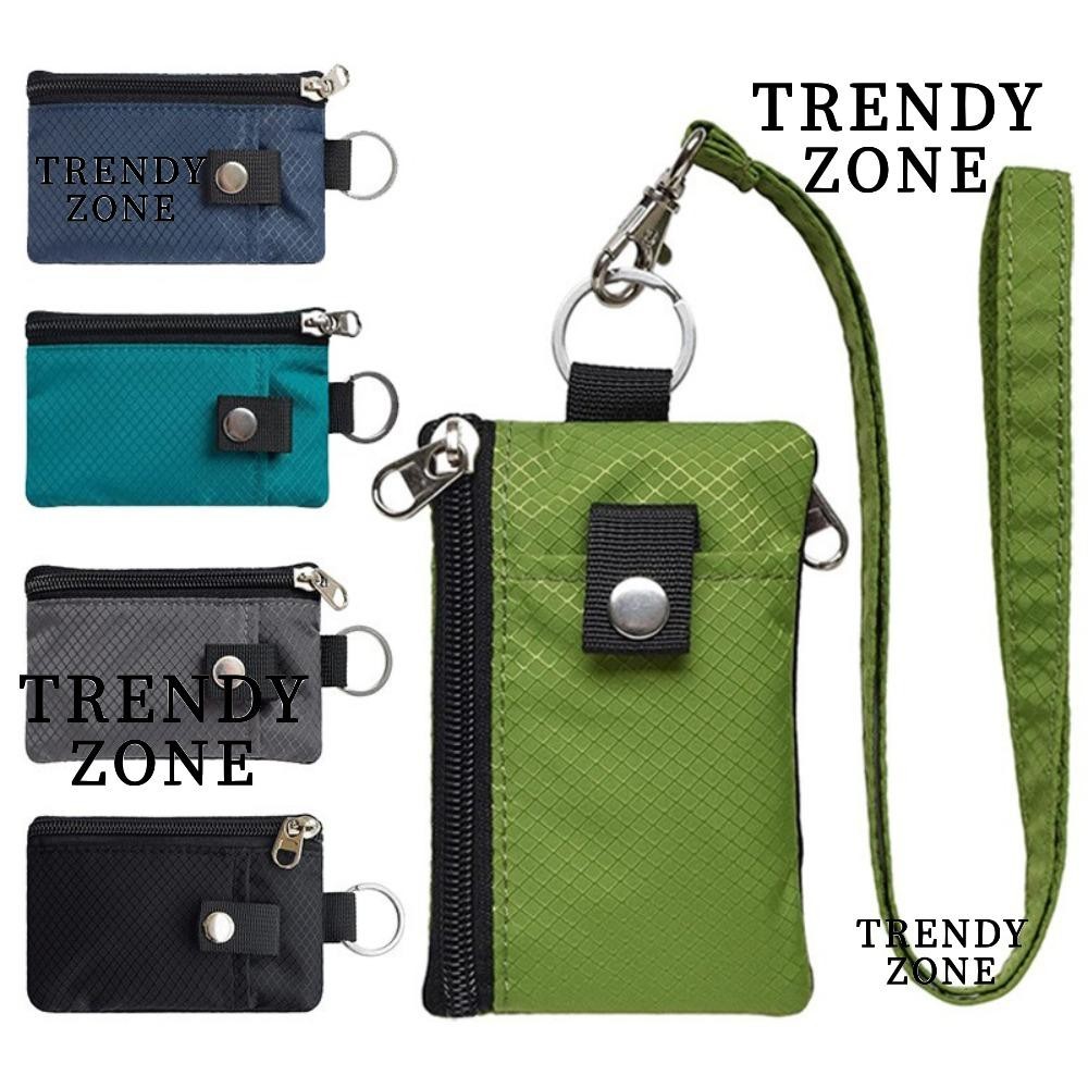 TRENDYZONE Small Wallet, RFID Blocking Slim Keychain Wallet, Zip ID ...