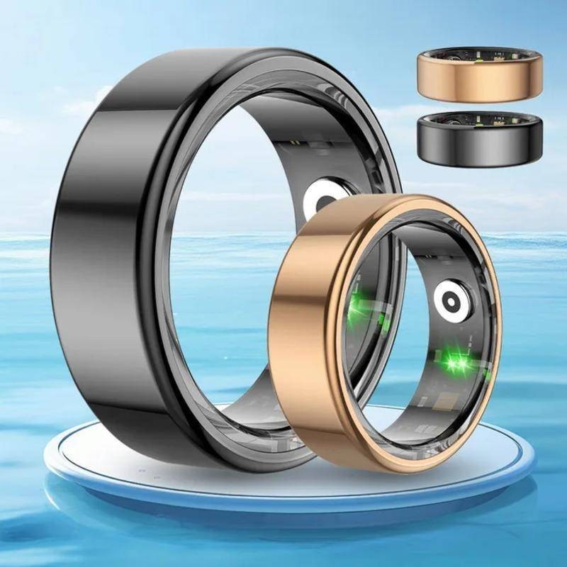 2024 New V2 Smart Ring Waterproof Stress Blood Oxygen Sleep Heart Rate ...