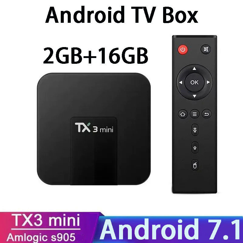 TX3 mini TV box Android 7.1 Allwinner h313 ROM 3D 4G WiFi HD 4K smart ...