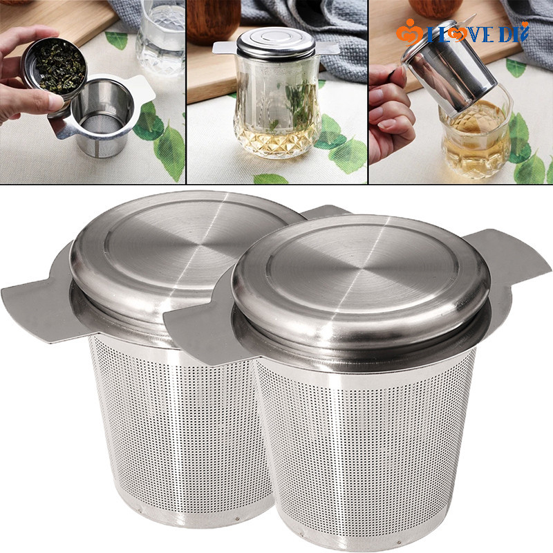 Portable Fine Mesh Stainless Steel Tea Strainer - Multipurpose Teapot ...