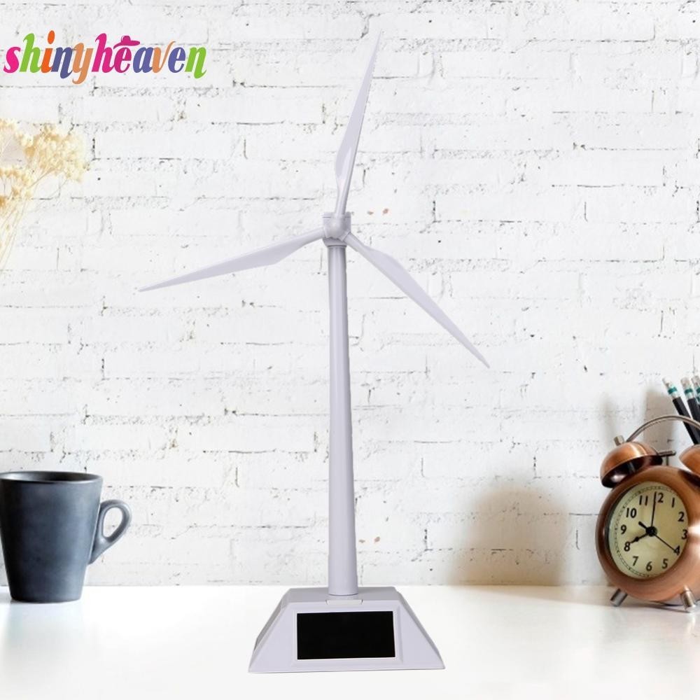 [shinyheaven.sg] Desktop Model-Solar Powered Windmills/Wind Turbine&ABS ...