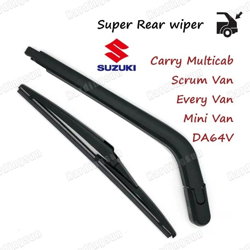 (Original) Suzuki Rear Wiper (Arm/Blade) Set for Every Van DA64V DA64W ...