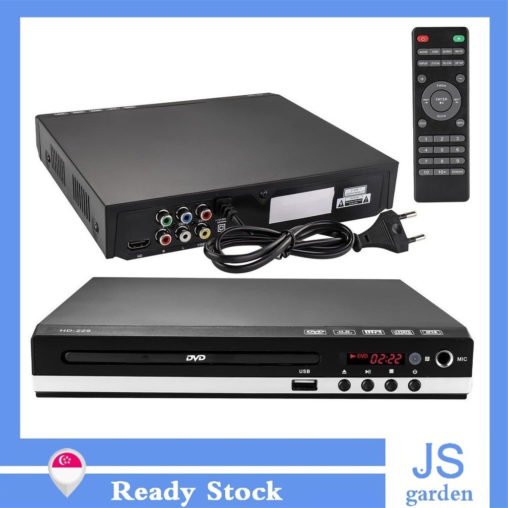 DVD Player for TV with HDMI-compatible AV-output, Home SVCD Player All ...
