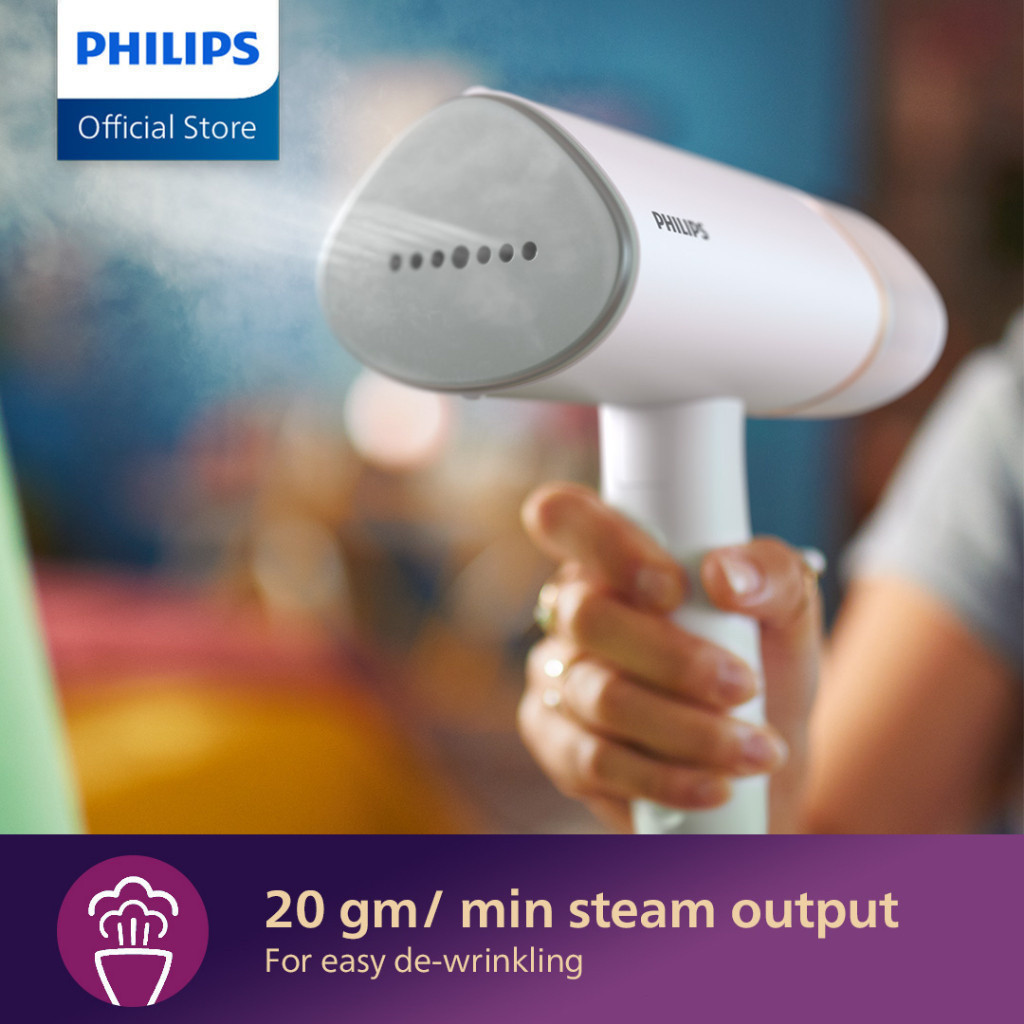 PHILIPS 3000 Series Handheld Garment Steamer - STH3020/16, Portable ...
