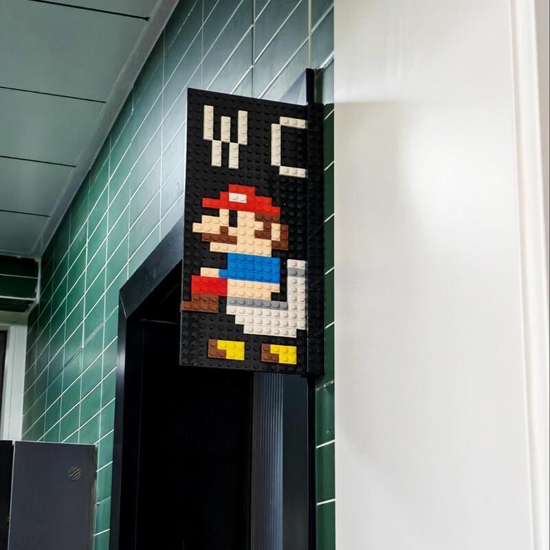 Shopee Official Mario Toilet WC Building Blocks House Number Toilet ...