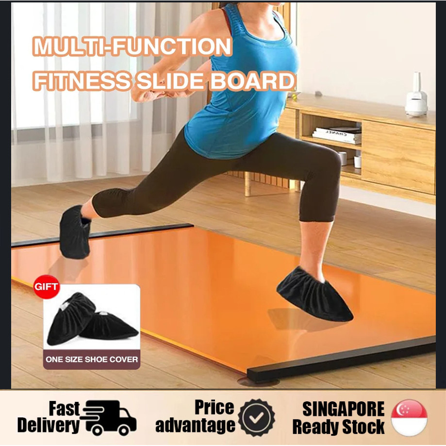 🔥SG 24H Shipping🔥ProsourceFit Slide Board Mat for Exercise 6’ with End ...