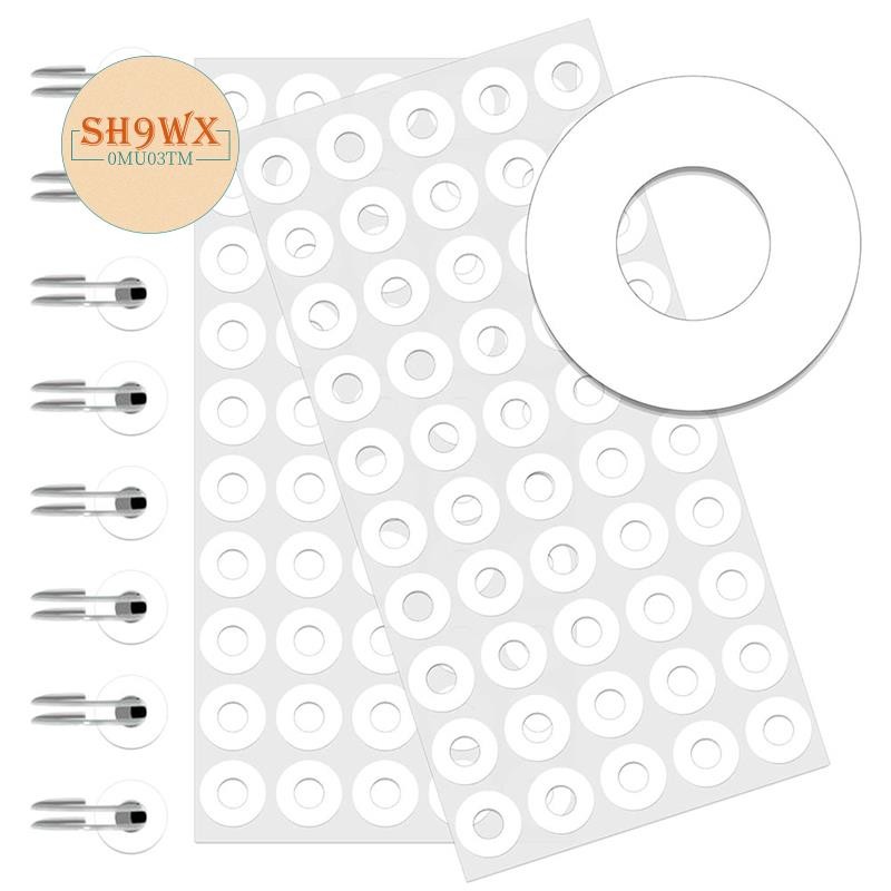 Self-Adhesive White Hole Reinforcement Stickers,1/4In Diameter Hole ...