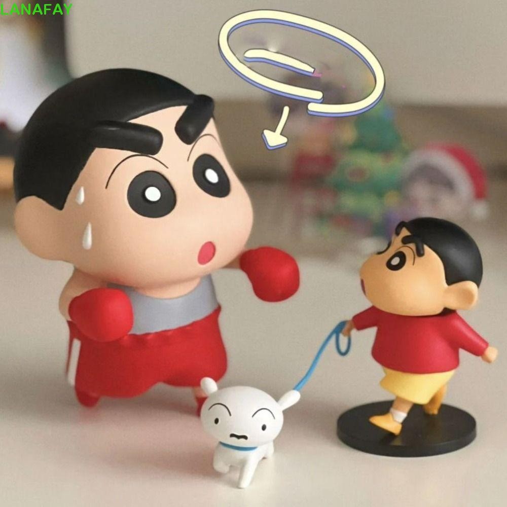 LANAFAY Shin Chan Model Toy, Decorative Nohara Shinnosuke Crayon Shin ...