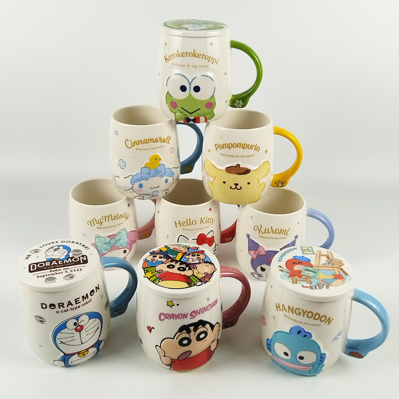 Sanrio Kitty Melody Keroppi Cinnamoroll Kuromi Hangyodon Pompompurin ...