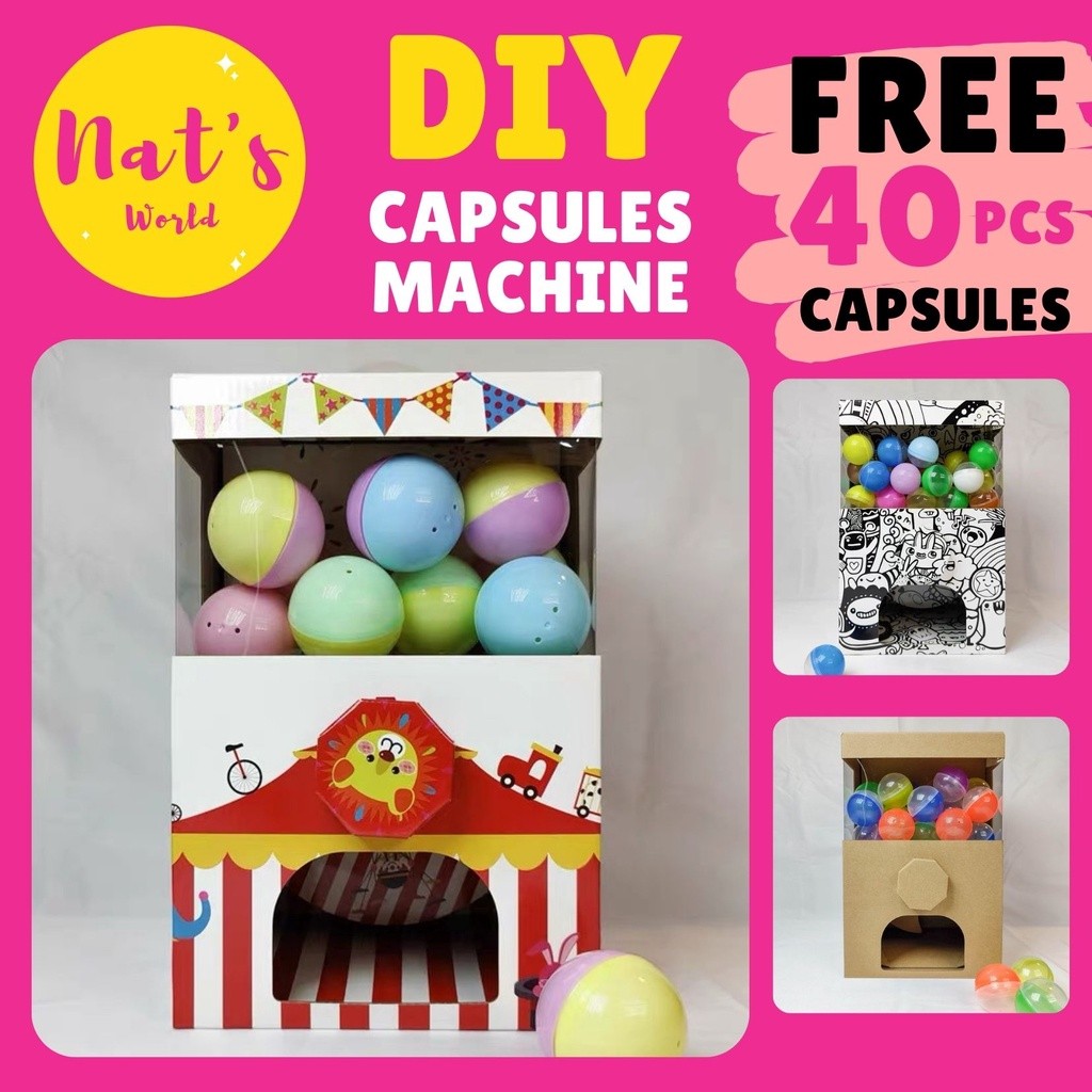 Vending Machine Claw Machine Capsules Toys (DIY boxes) | Shopee Singapore