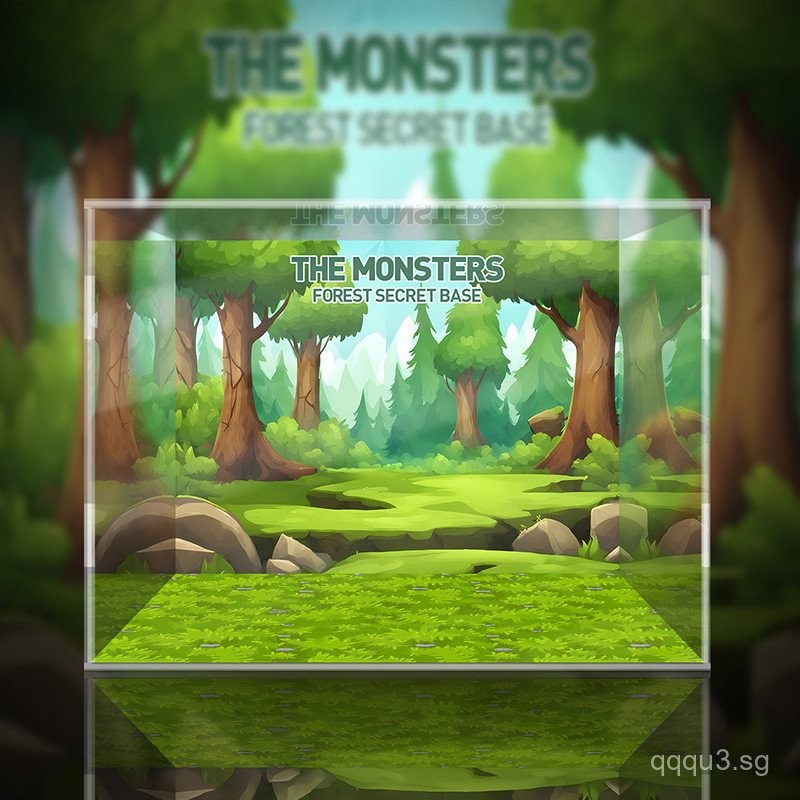 POPMART Pop mart LABUBU Forest Secret Base Series Trendy Toy Building ...