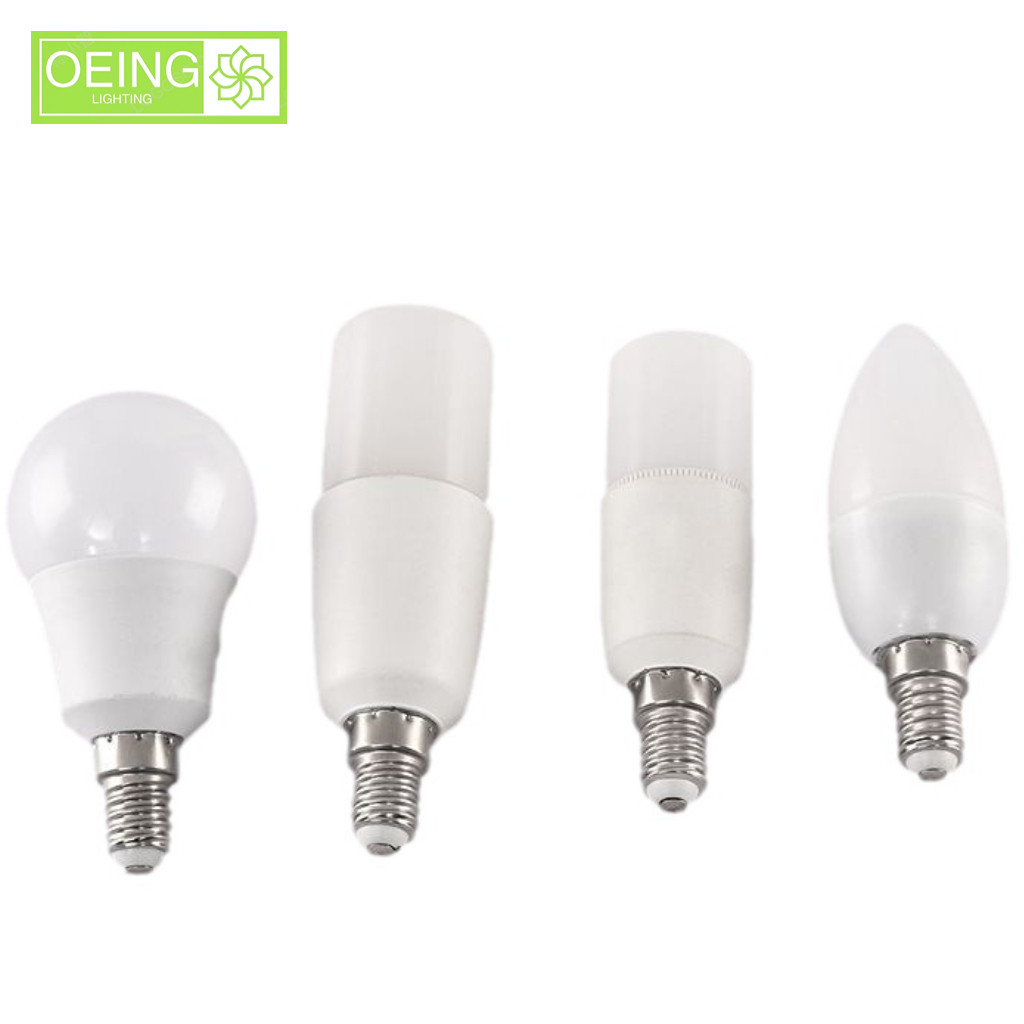 OEING LED bulb E14 small screw mouth pointed head/tail head/round/cylindrical 3W/5W/7W/9W 220V ...