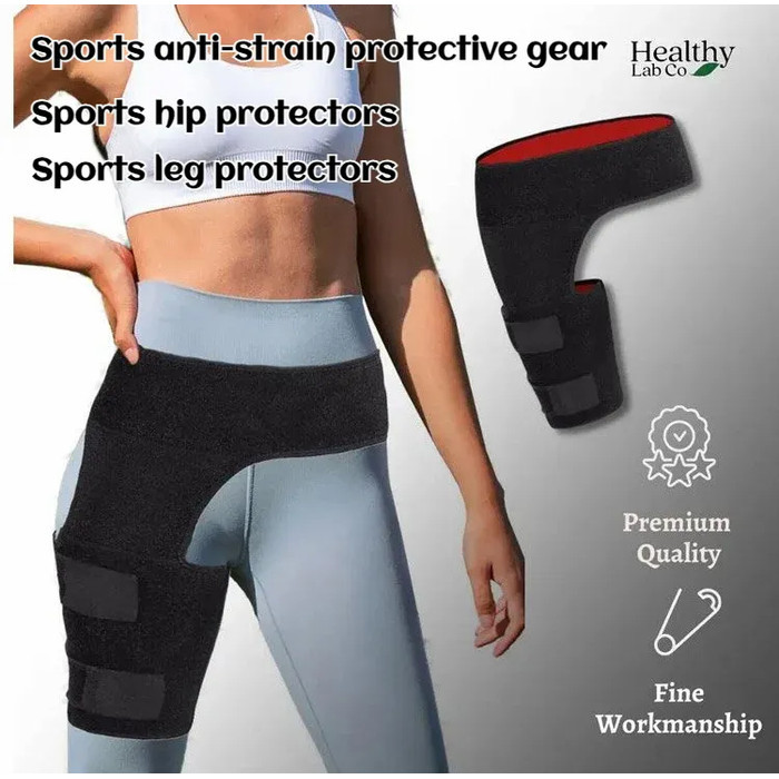[Prevent Muscle Strain] Sports leg guards Inguinal band Hip protection ...