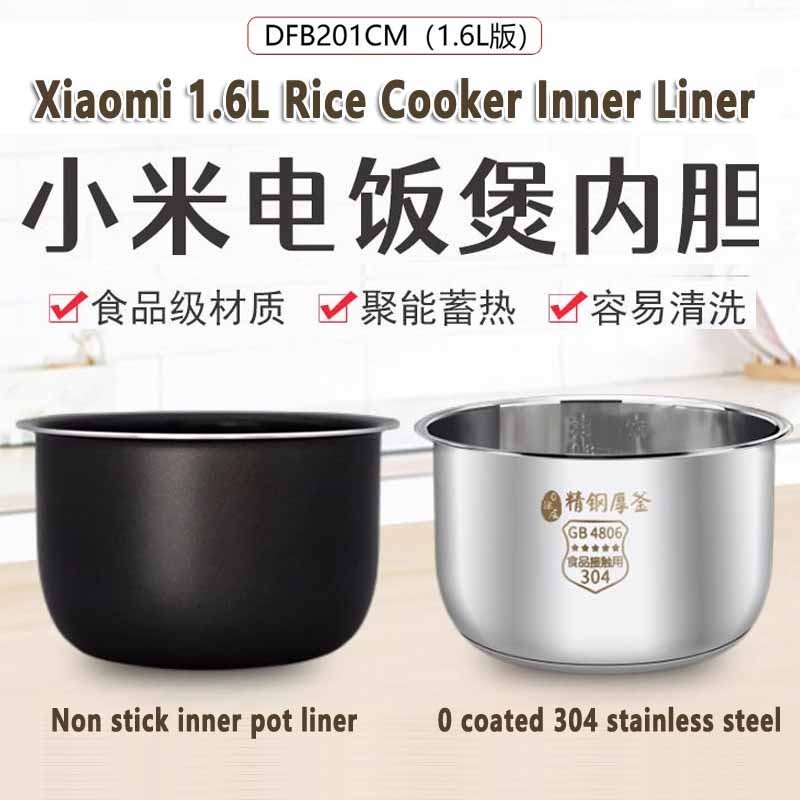⚡In Stock⚡1.6L Rice cooker liner non-stick inner pot 0 Coated 304 ...