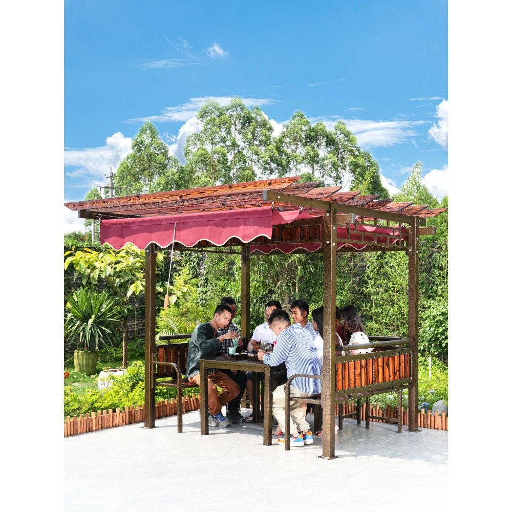 Mojia Outdoor Climbing Vine Rack Flower Rack Grape Rack Courtyard Villa ...