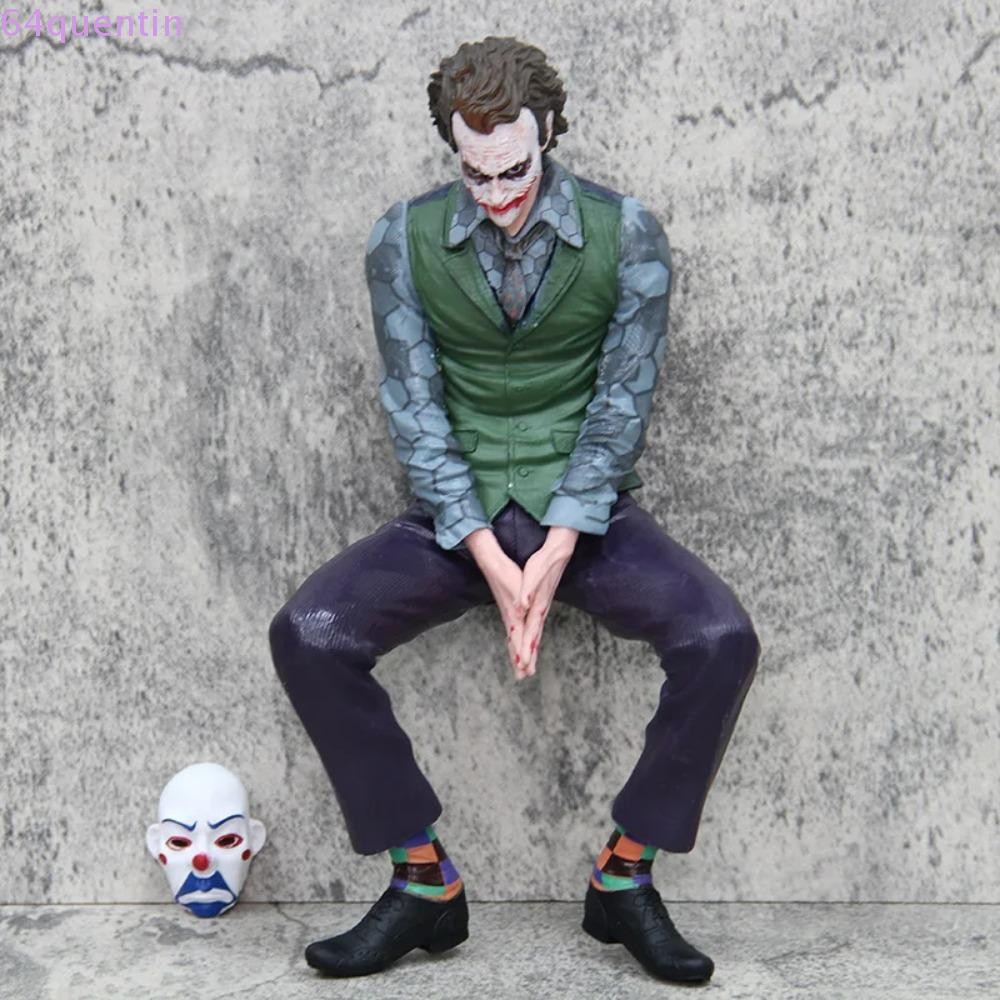 QUENTIN Gotham Joker Dc Figure, Green Suit Sitting Heath Ledger Action ...