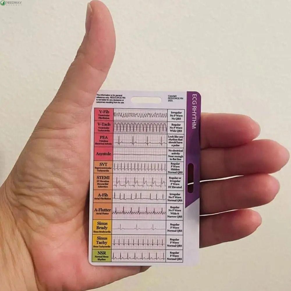 NEEDWAY Ecg Self Measuring Ruler, Precision Measurement Plastic Ecg/ekg ...