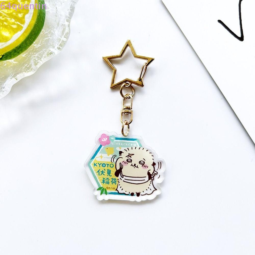 QUENTIN Anime Chiikawa Keychain, Momonga Kurimanjyu Chiikawa Pendant ...