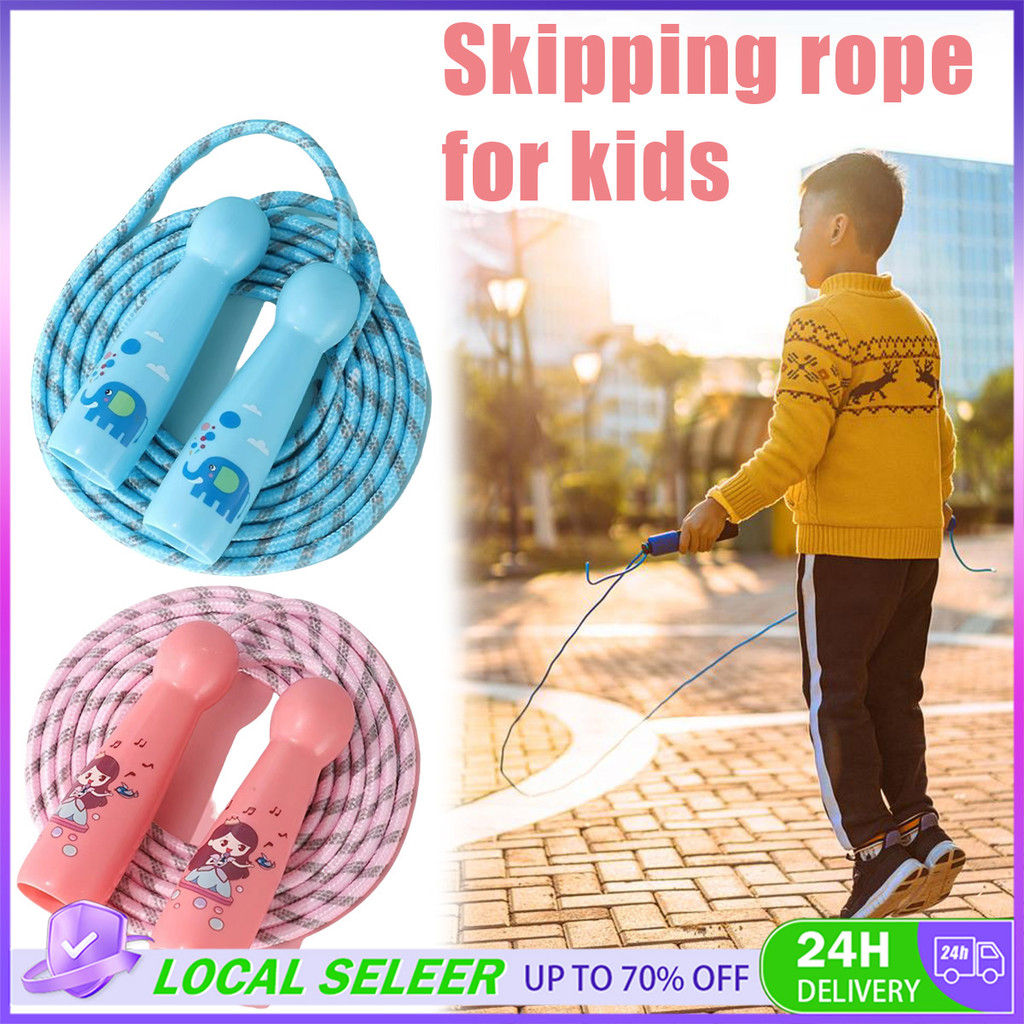 1PC Adjustable Kids Skipping Rope Lovely Fillet Design Cartoon Training ...