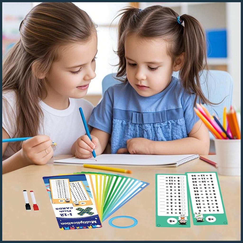 Flash Cards Multiplication Educational Multiplication Tables For Kids ...