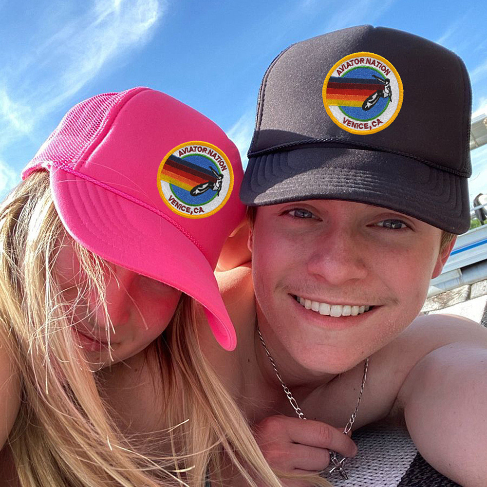 AVIATOR NATION Trucker Hat Surf Woman Baseball Cap Pool Party Hat ...