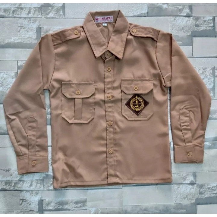 Long SLEEVED PRIMARY SCHOOL SCOUT CLOTHES OXVORD MATERIAL LONG SLEEVED ...