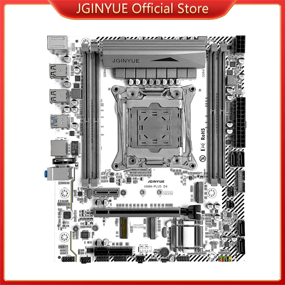 Jginyue X99 Plus D4 Motherboard Lga 2011 3 Xeon E5 V3 Cpu Processor And