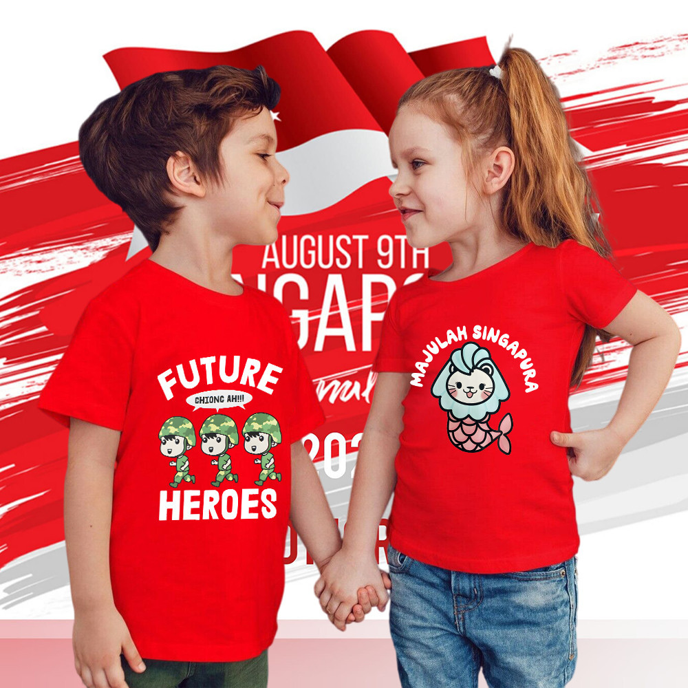 Singapore National Day Ndp 2024 Outfits I Love Singapore Red Kids ...