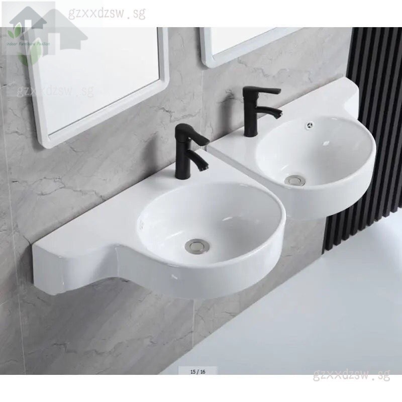 Toilet corner basin hanging basin small apartment wall-mounted ceramic ...