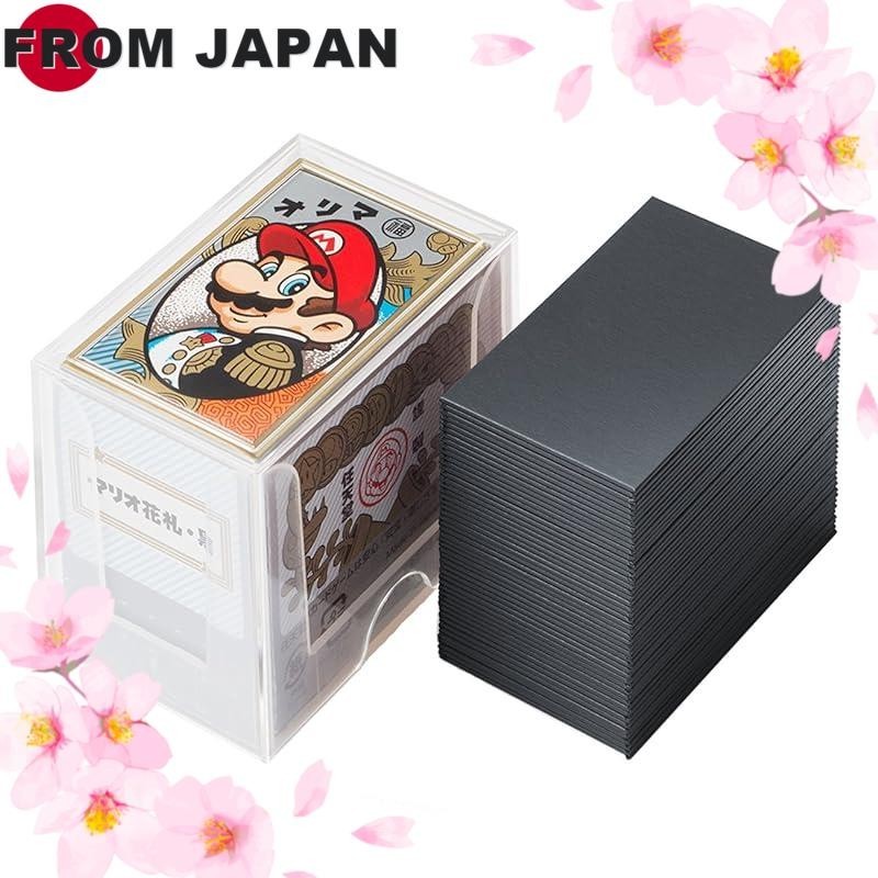 Nintendo Mario Hanafuda Cards Japanese Card Game Black/Red Direct from ...
