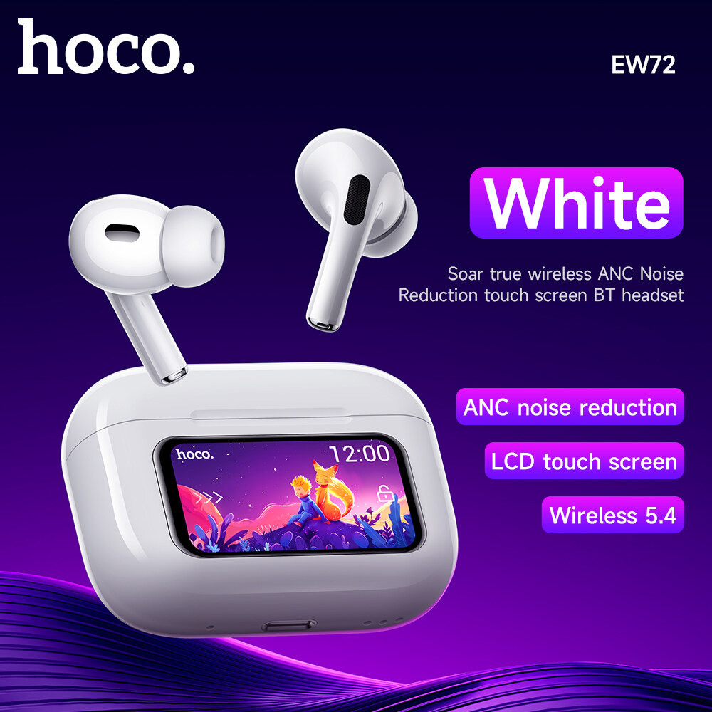【100% Original】HOCO EW72 TWS True Wireless ANC Noise Reduction Earphone ...