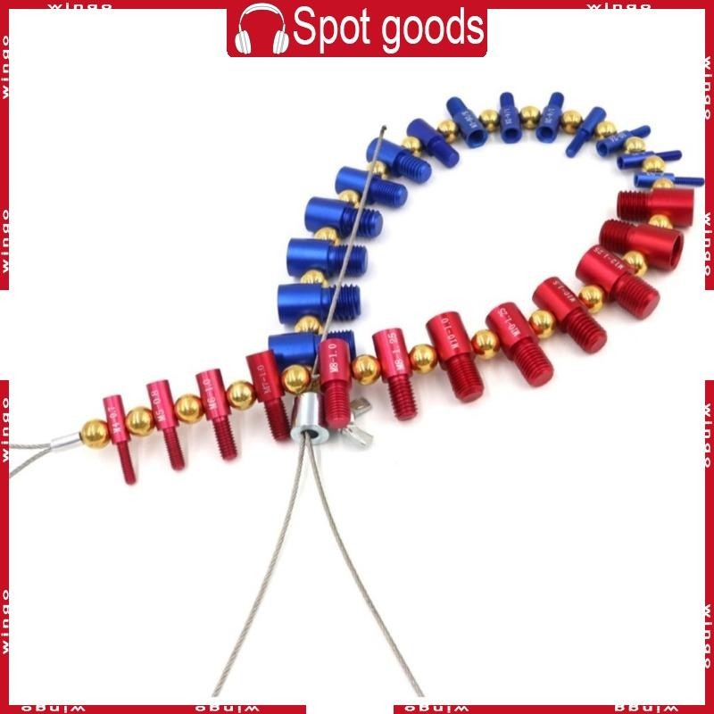 WIN Nut and Bolt Size Gauge Bolt Nut Thread Identifier Male Female ...