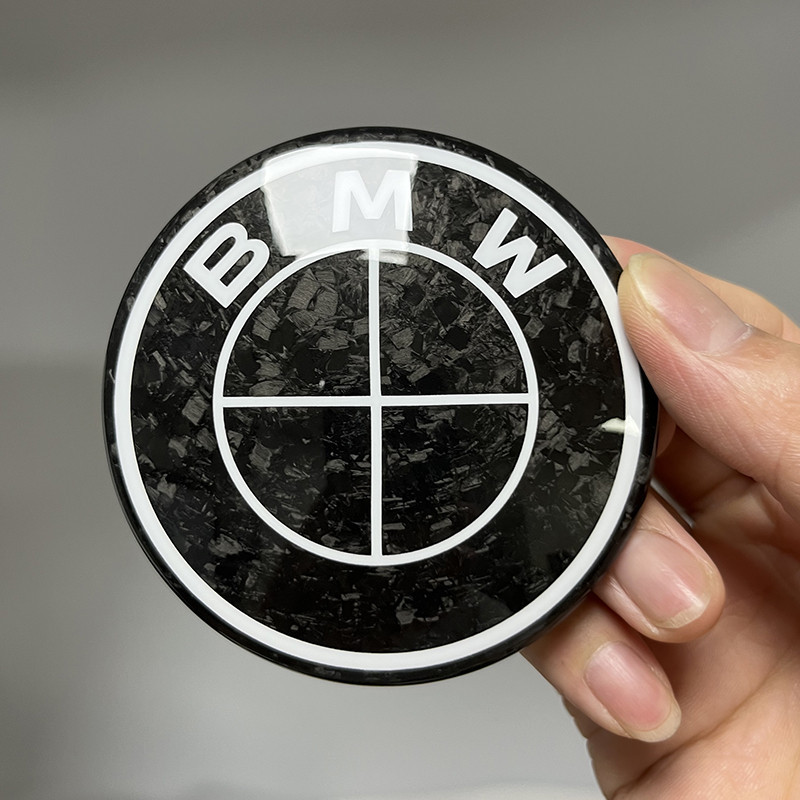 Real Carbon Fiber Badge Hood Logo Rear Trunk Emblems For BMW 6 series ...