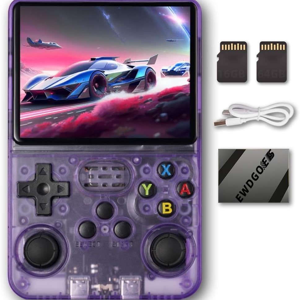 R36s Handheld Game Console Dual System HD Screen Mini Arcade Handheld ...