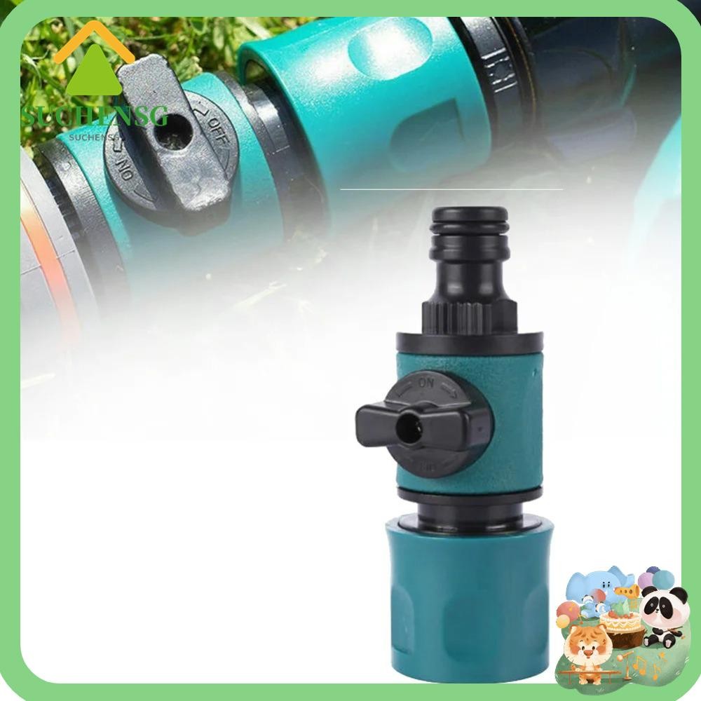 SUCHENSG Water Hose Coupling, Plastic Valve with Quick Connector Hose ...