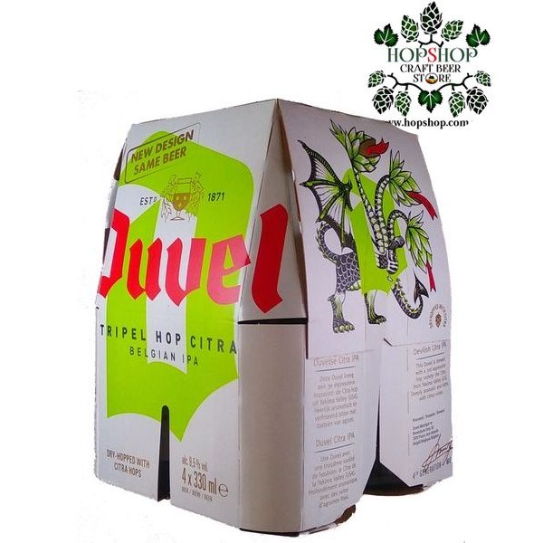 Duvel Tripel Hop Citra Belgian Ipa 4 Pack 4 X 330ml | Shopee Singapore