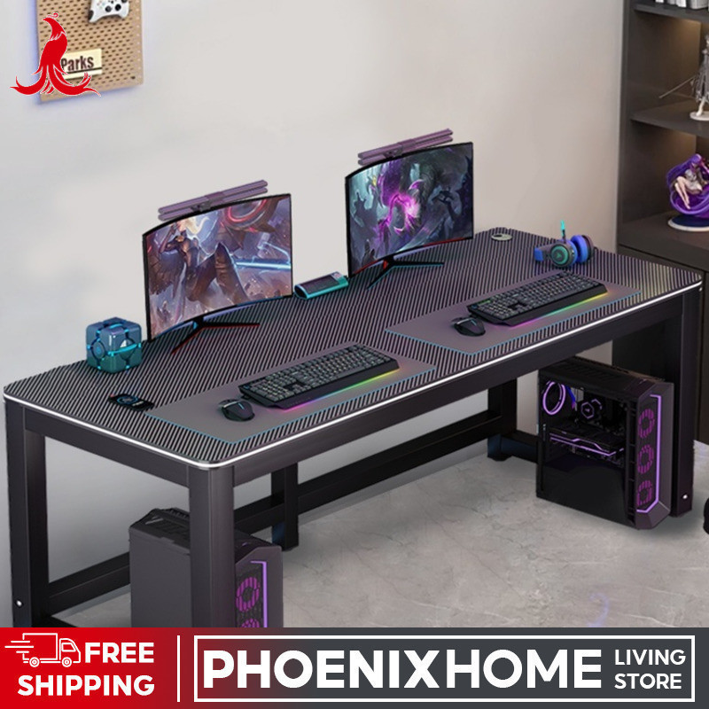 PHO Computer Desk Office Desk Double Table Simple Study Desk Bedroom ...